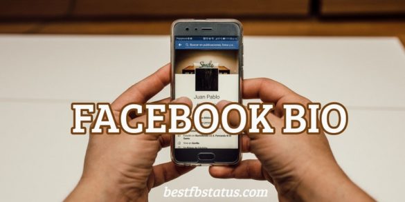 Best 101 Stylish Bio For FB Profile – Best FB Status