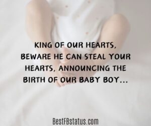101 Baby Birth Announcement Messages in Facebook (2024) – Best FB Status