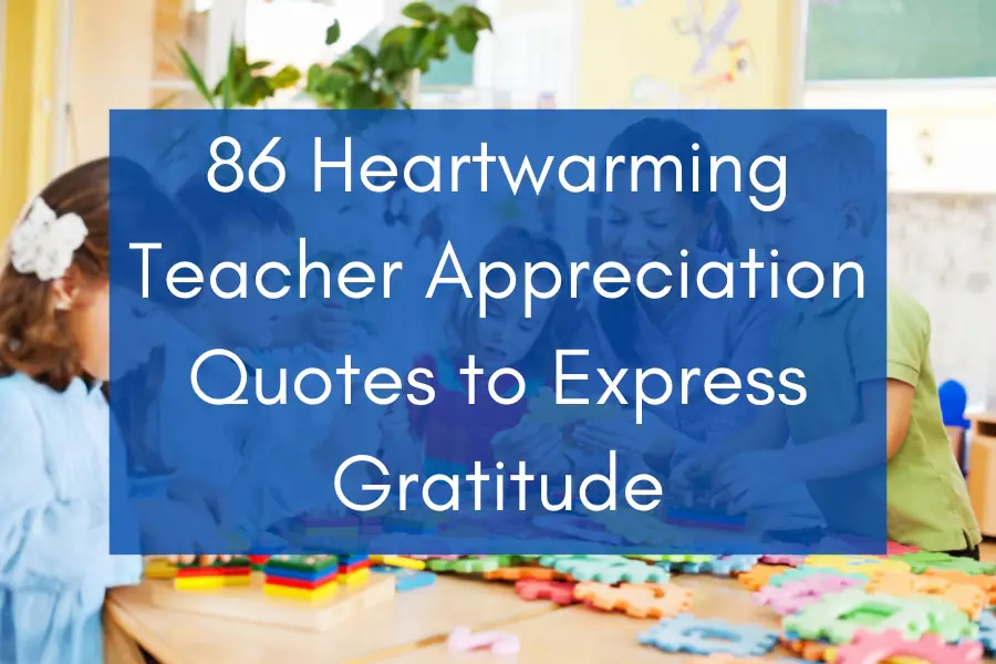 86 Heartwarming Teacher Appreciation Quotes to Express Gratitude – Best ...