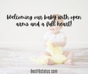 150 Sweet Baby Announcement Captions to Welcome Your Little One – Best ...